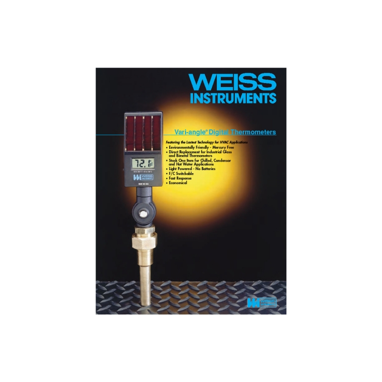 Weiss Thermometers & Gauges – Steam Specialty
